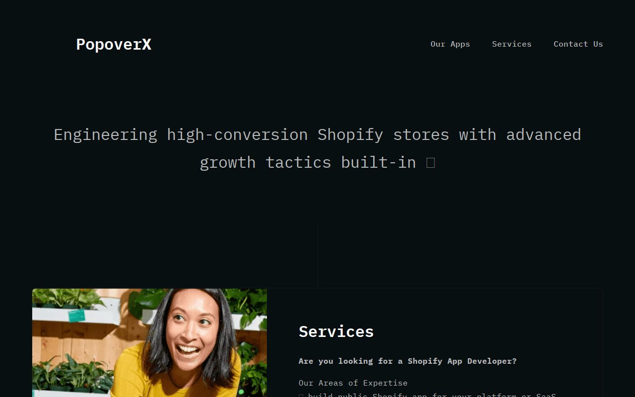 PopoverX - Shopify App Partner